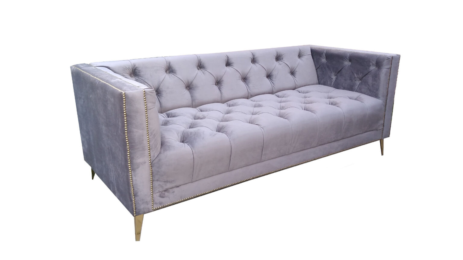 Sofá Capitoné Tachas 2.40 - Domo Sofá Cama